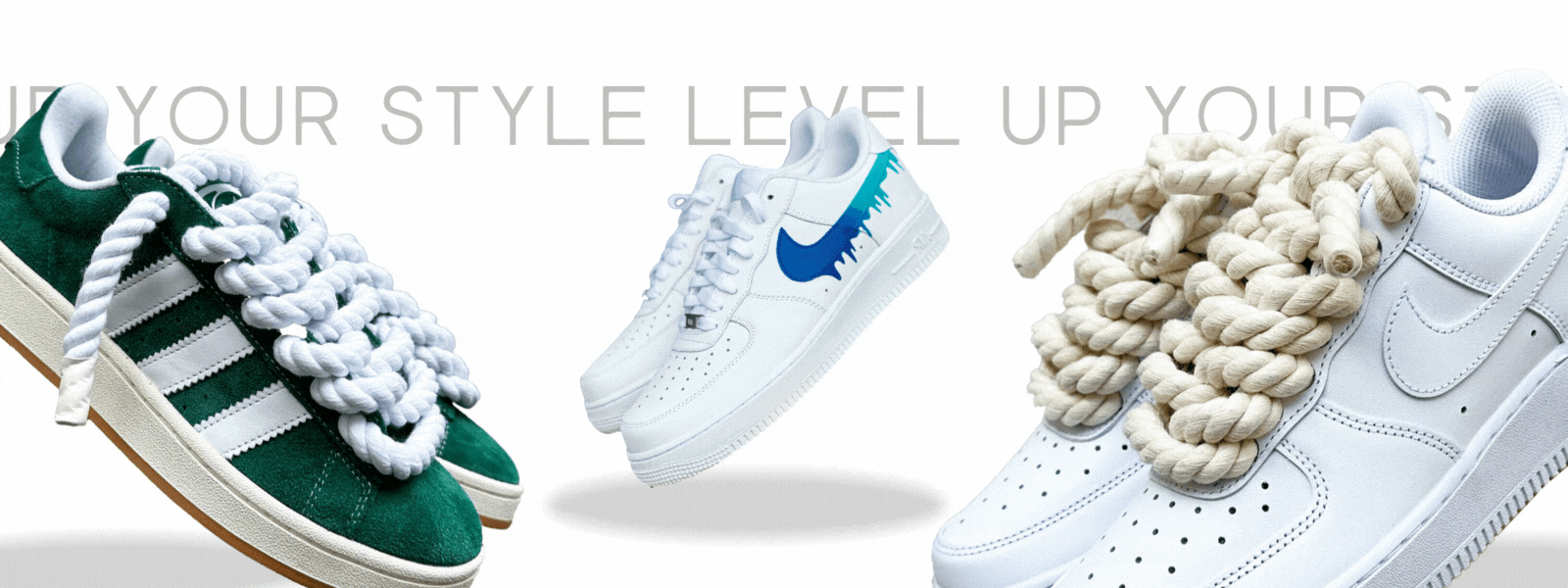 Custom Nike & Adidas Sneakers | Rope Laces & Lanvin Style | EV8 SoCal