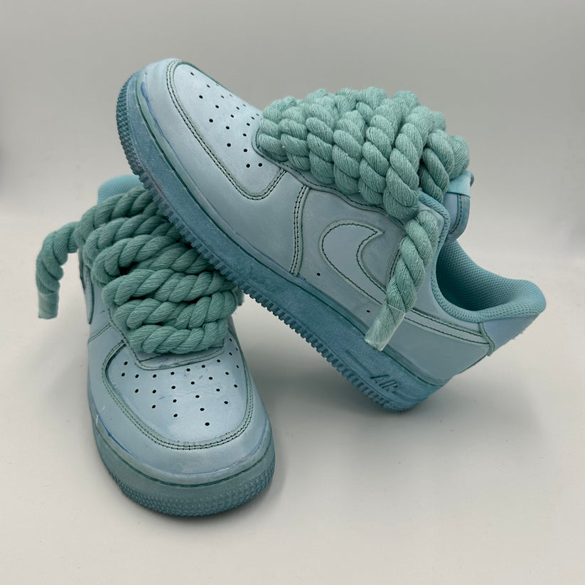 Nike Air Force 1 “Rope Laces” Total Azul – EV8 SoCal